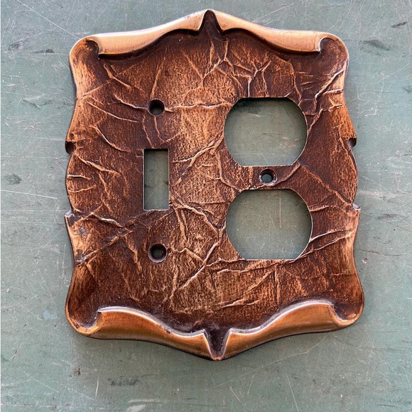 Accents | Vintage Light Switch Outlet Cover Combo Amerock Bronze ...